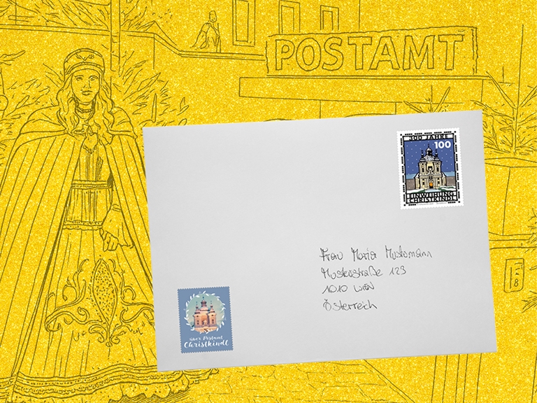Via Christkindl post office - PostAG