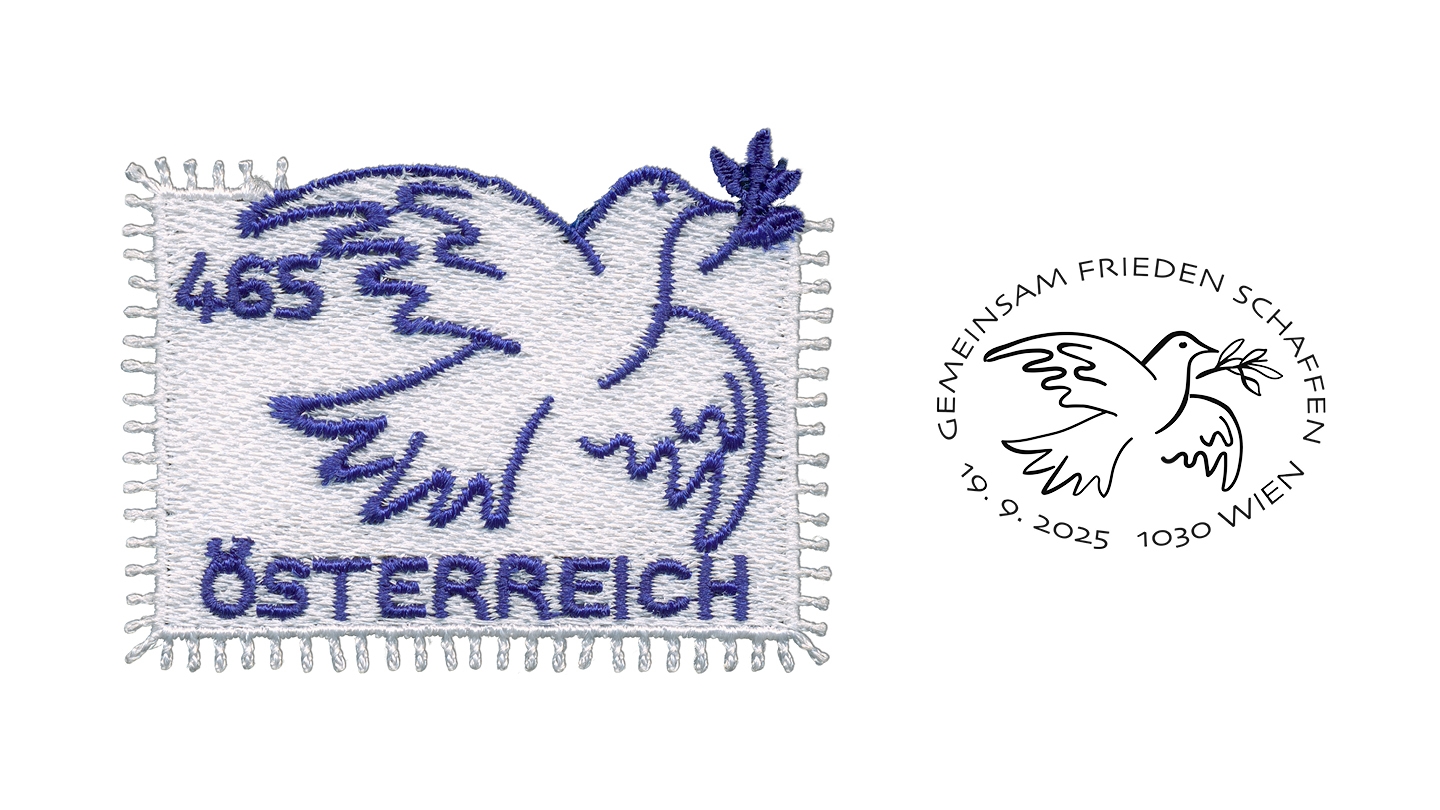 Commemorative stamp dove of peace - PostAG