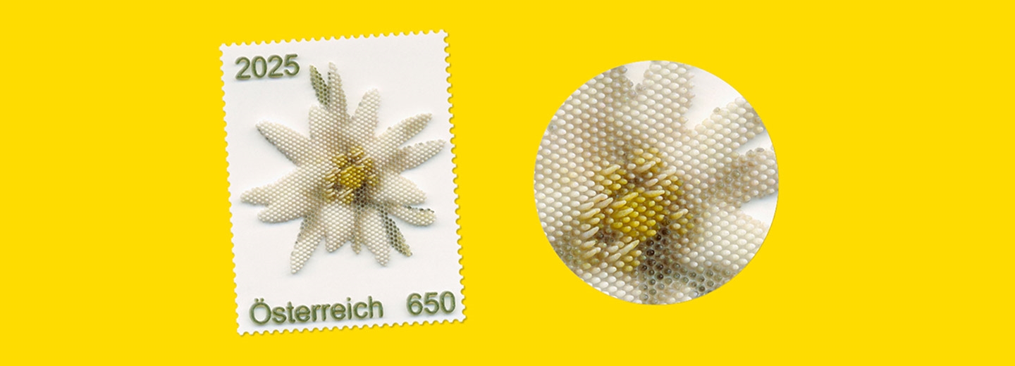 Commemorative stamp Edelweiss - PostAG