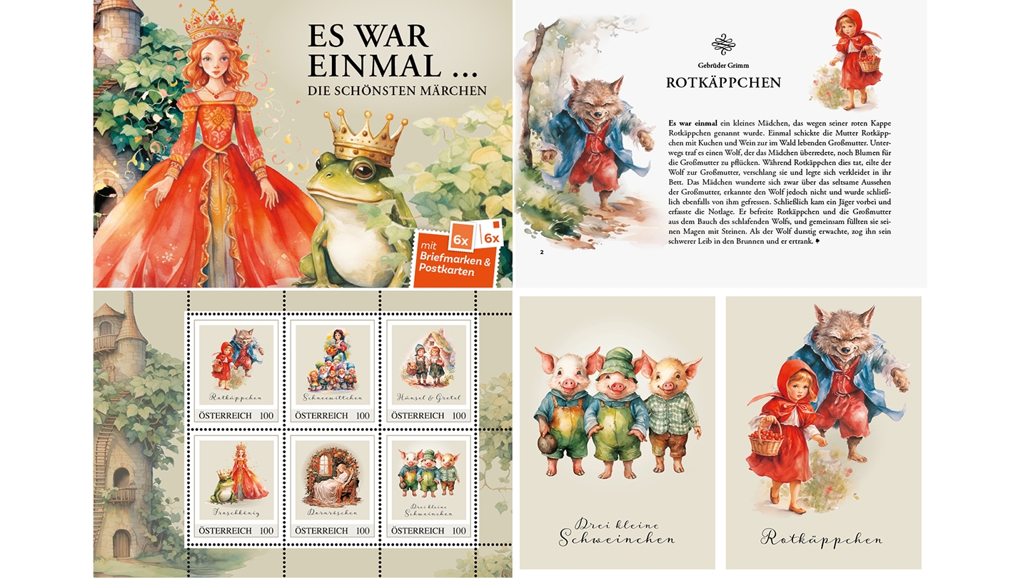 Fairy tale stamps 2026 - PostAG