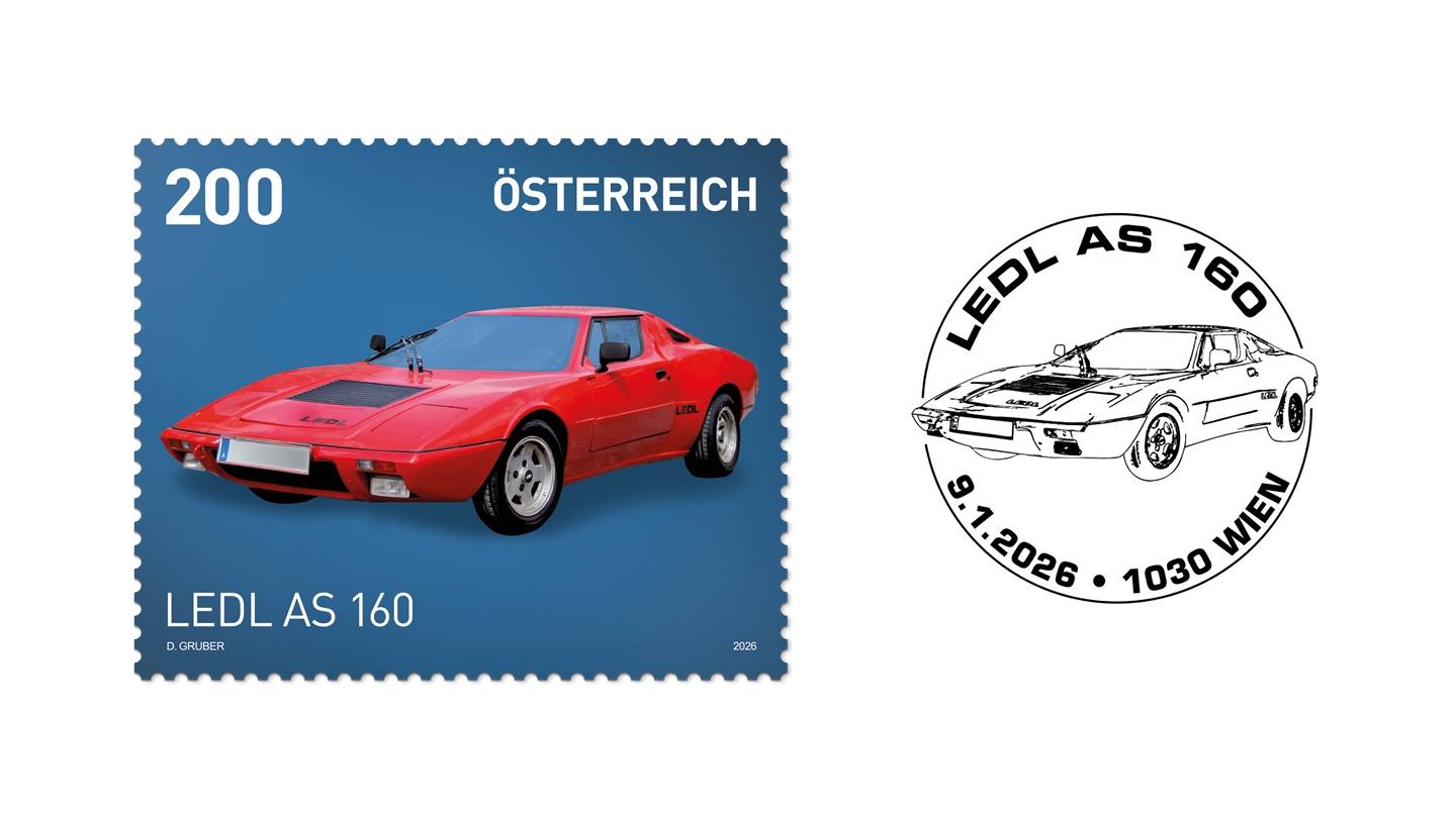 Commemorative stamp, Ledl AS 160 - PostAG