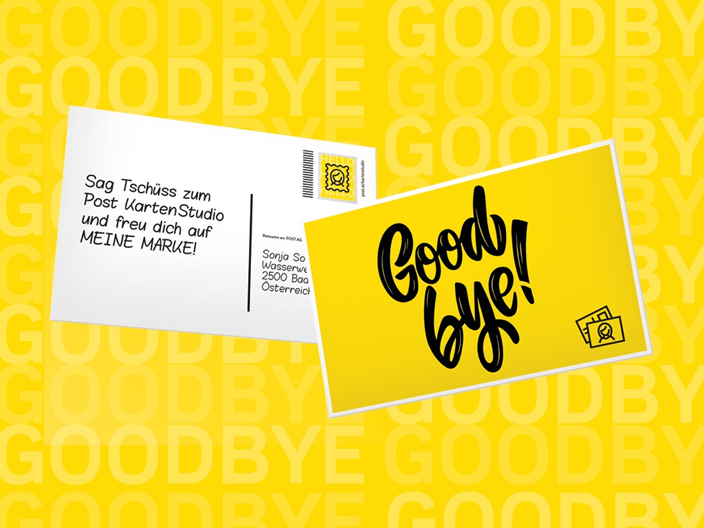 Goodbye Post KartenStudio - PostAG