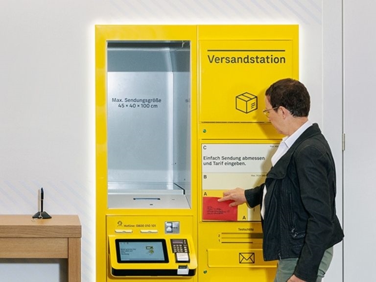 Post Versandstation: 24 h, ohne Wartezeiten - PostAG