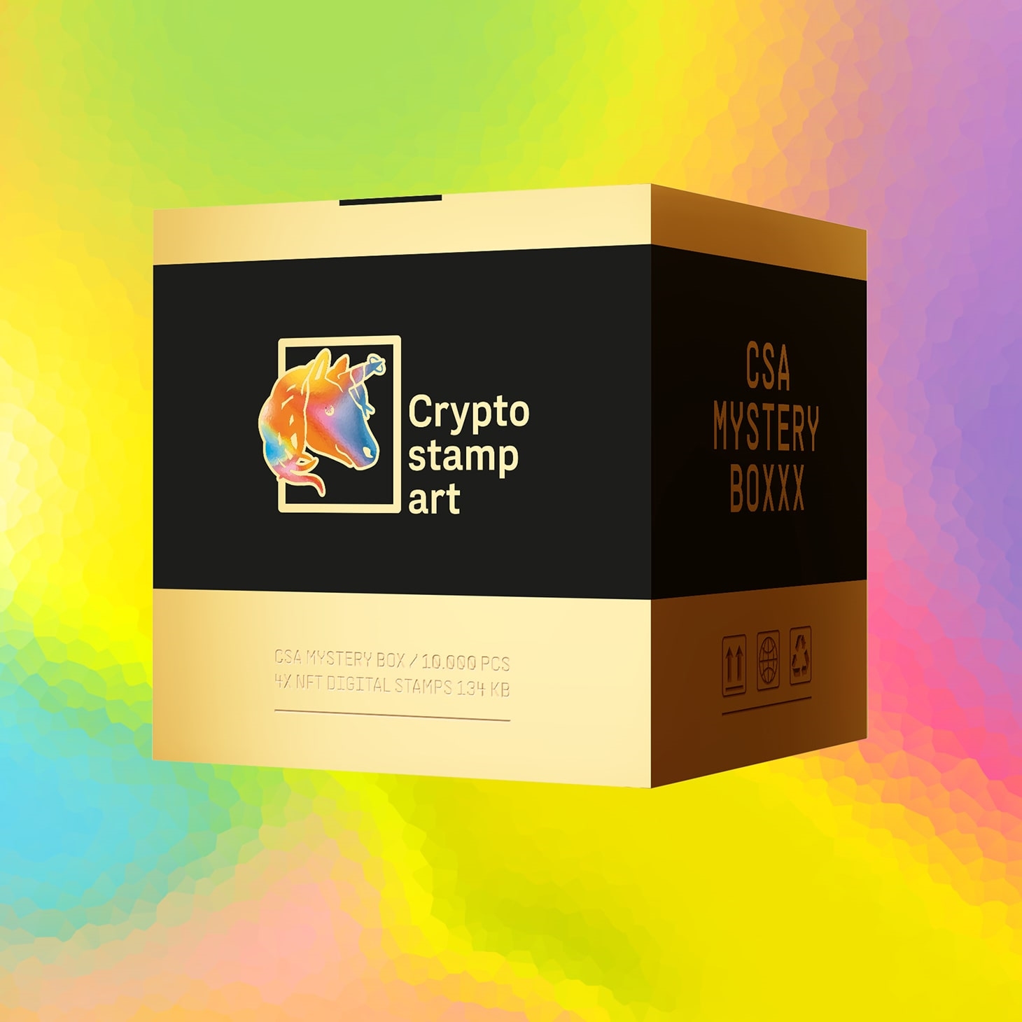 Crypto stamp art - PostAG
